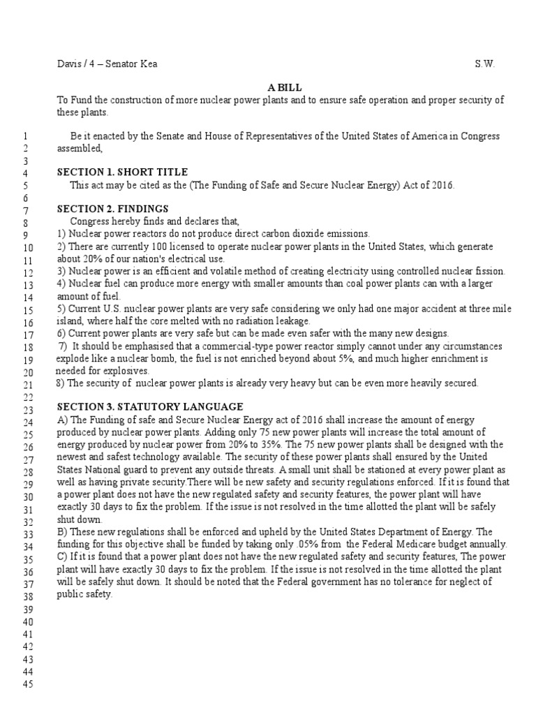Abill | PDF | Nuclear Power | Fuels