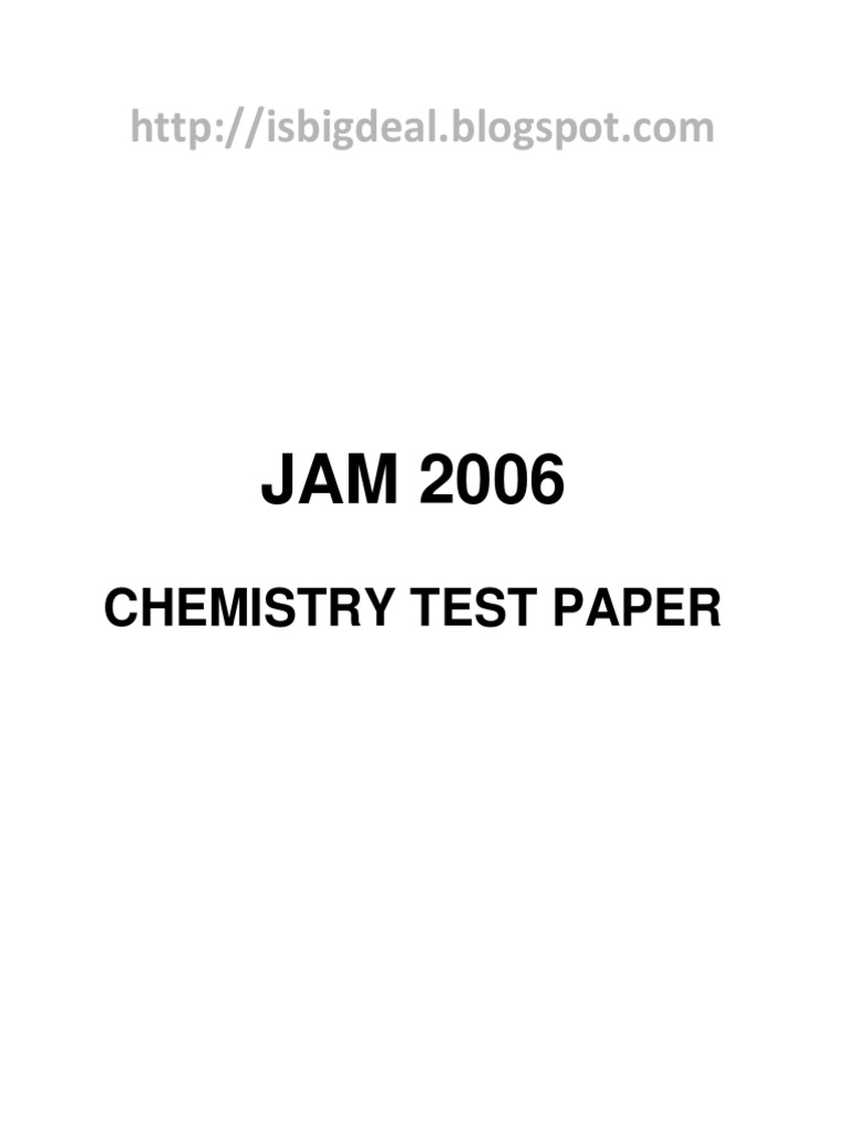 Chemistry Test Paper | PDF | Solvation | Ozone