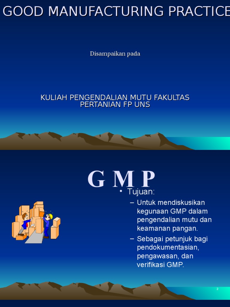Materi GMP | PDF