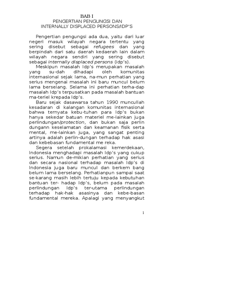 mATERI HAM - IDPs | PDF