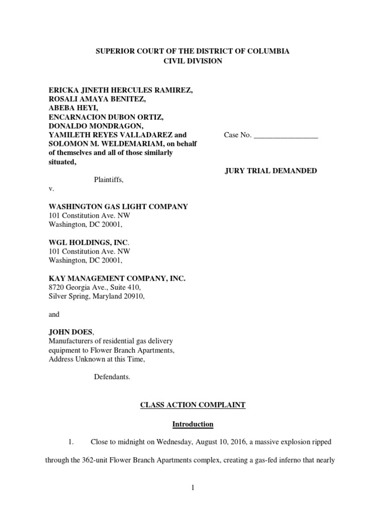 CASA Class Action Complaint | PDF | Class Action | Negligence