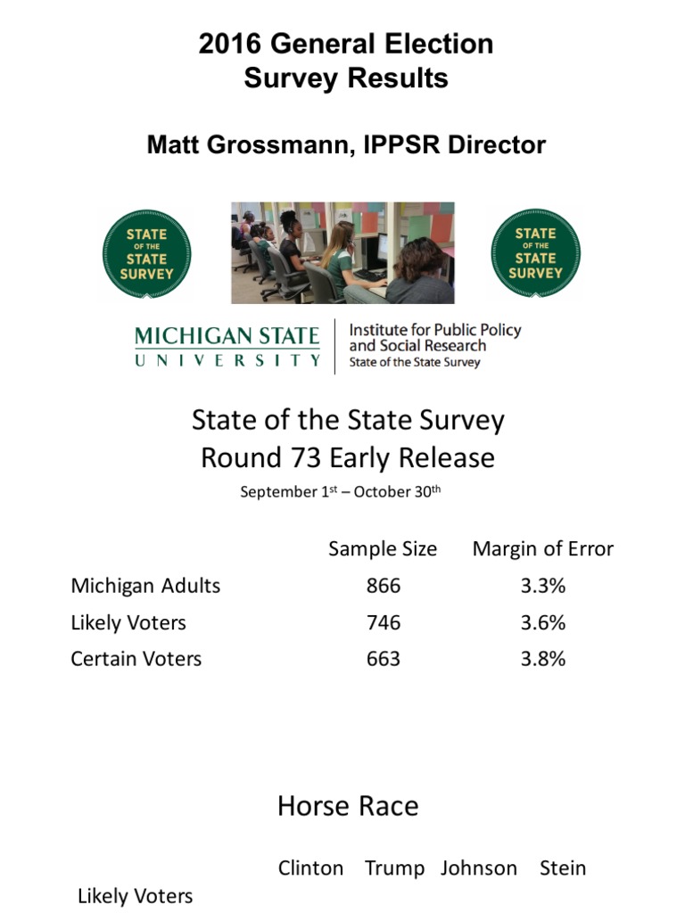 State of State Survey | PDF | Democratic Party (United States ...