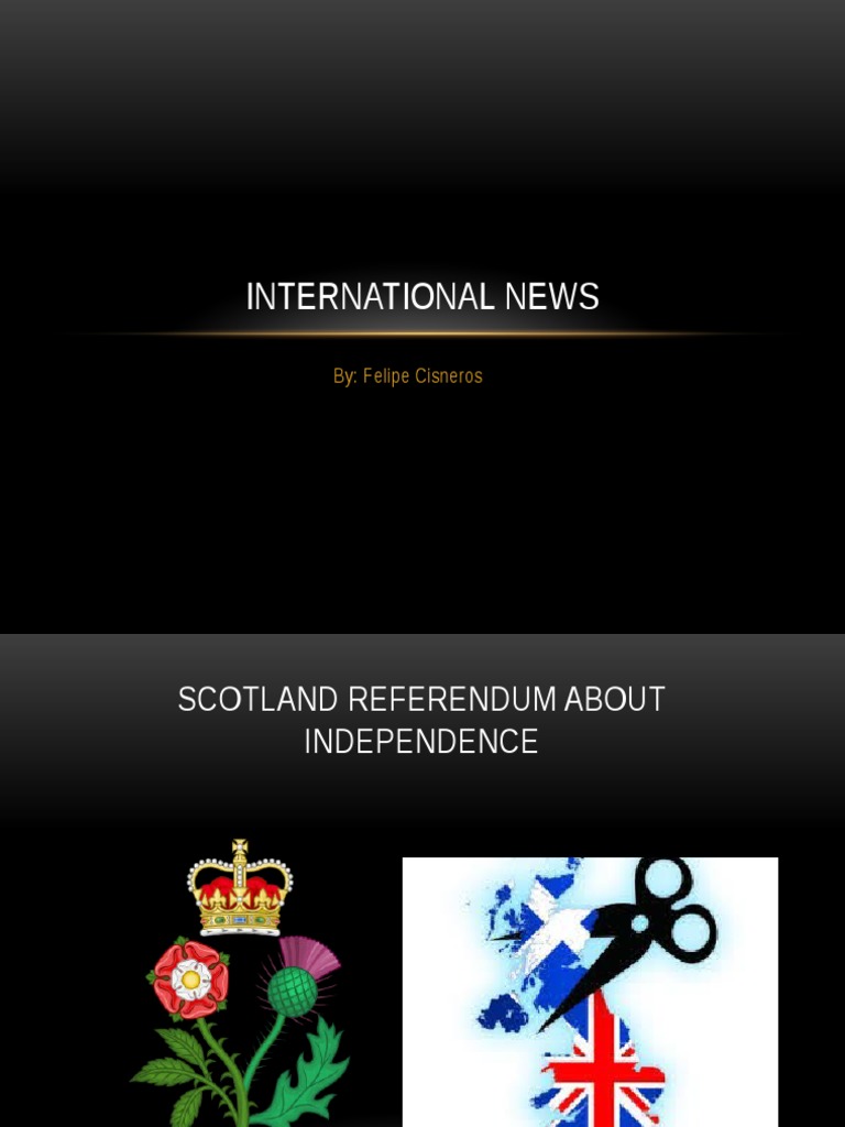 International News: By: Felipe Cisneros | PDF