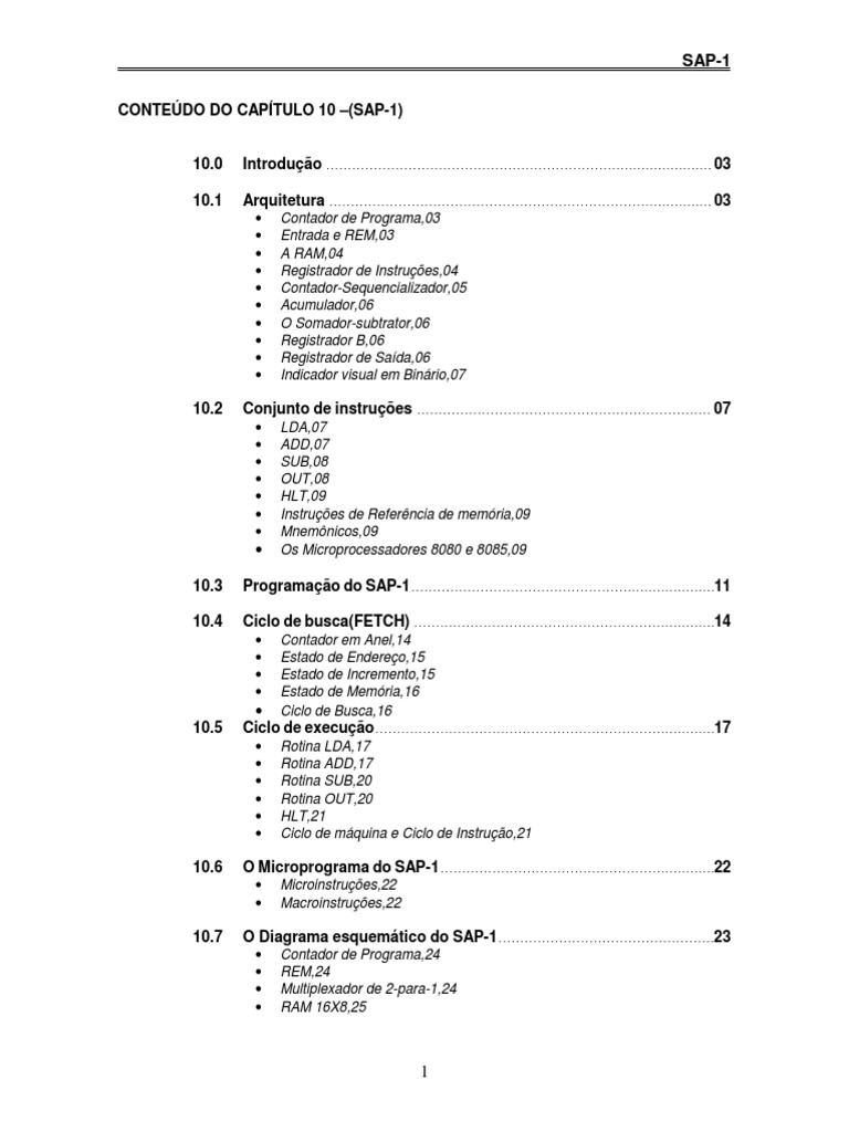 Capítulo 10 Microcomputadores e Microprocessadores Malvino PDF | PDF | Programa de computador ...