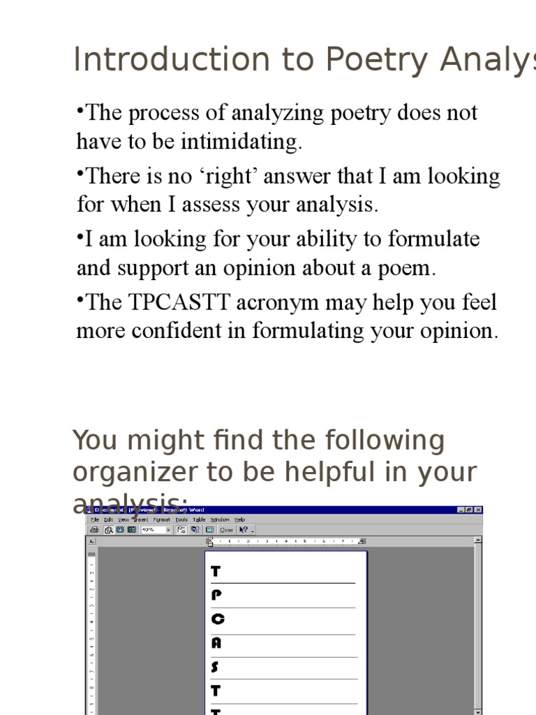 Tpcastt Powerpoint | PDF
