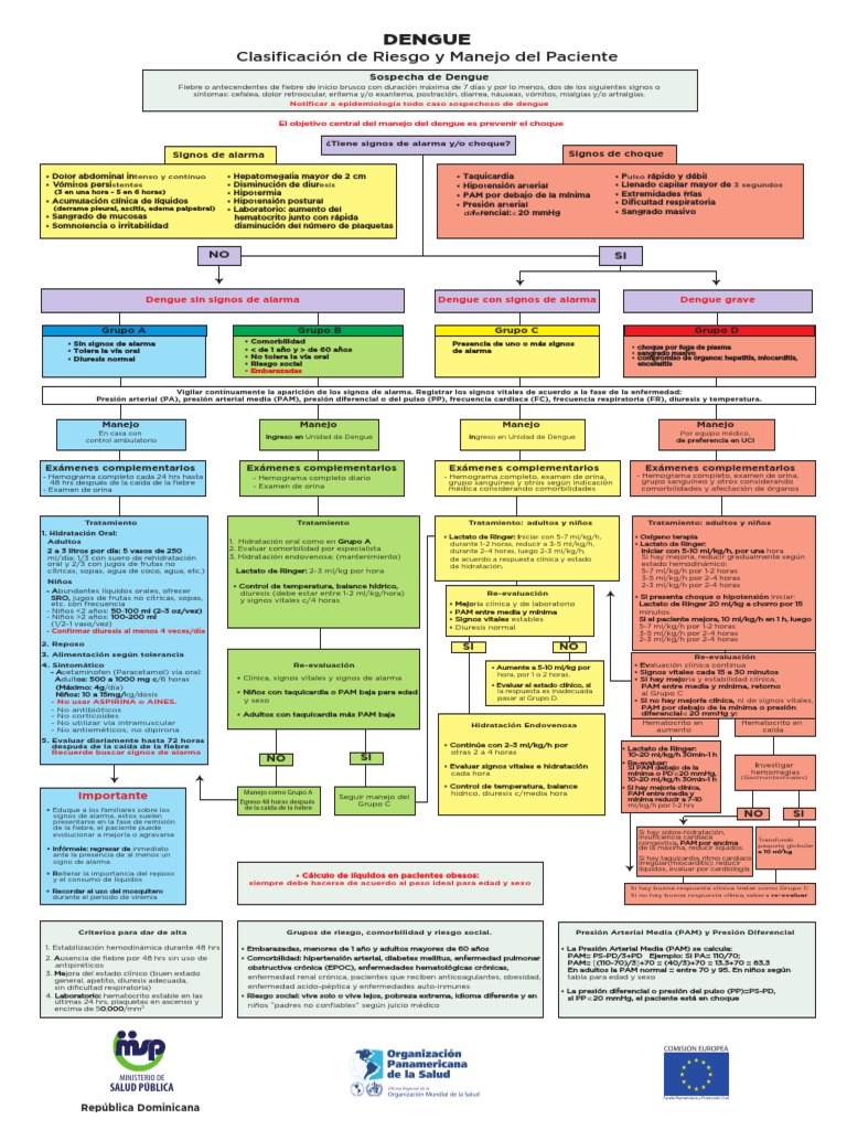 Flujograma Dengue MSP DOR 12 de Agosto 2013 | PDF | Condicion cronica ...