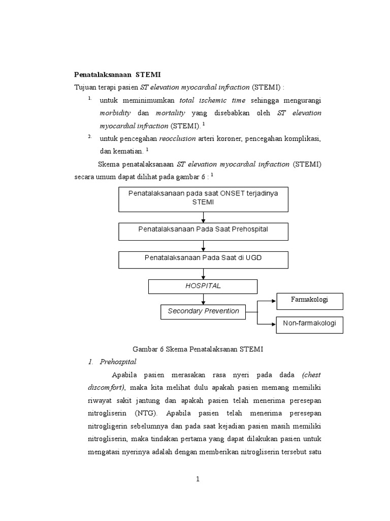 Panduan Penatalaksanaan STEMI | PDF | Sains & Matematika