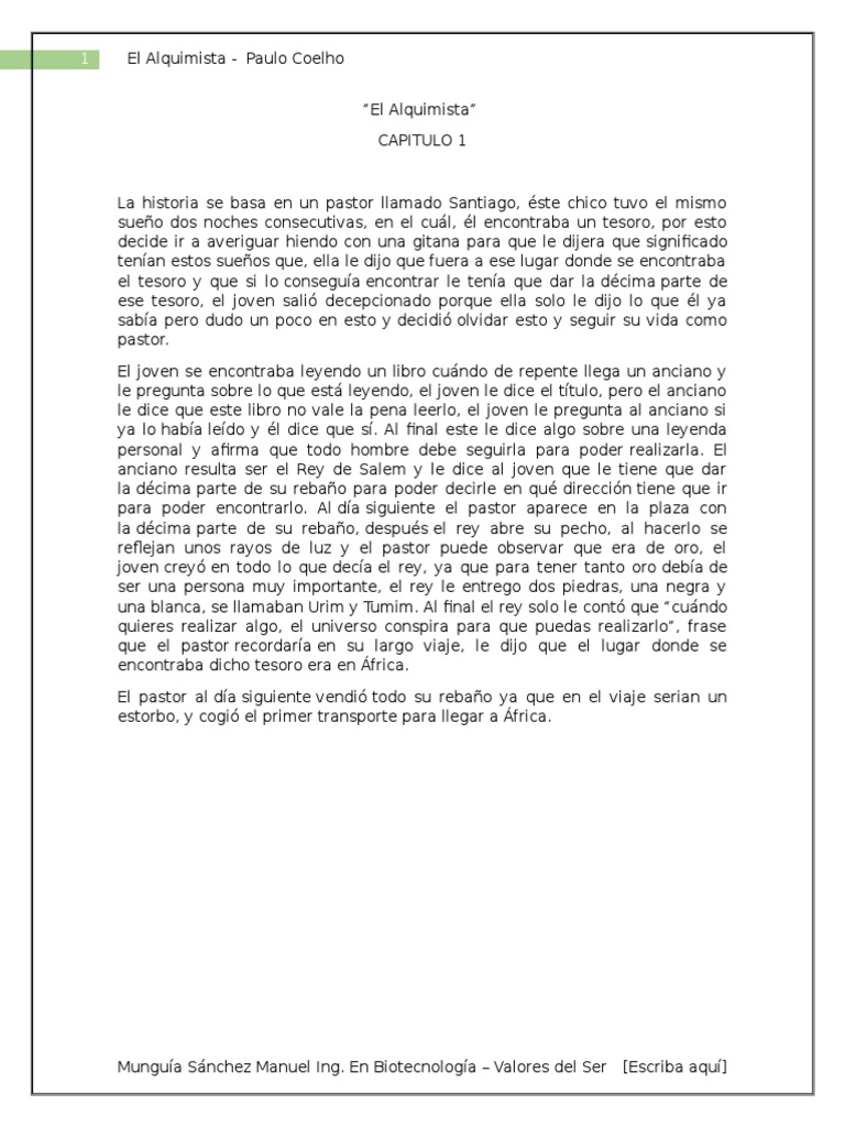 El Alquimista | PDF