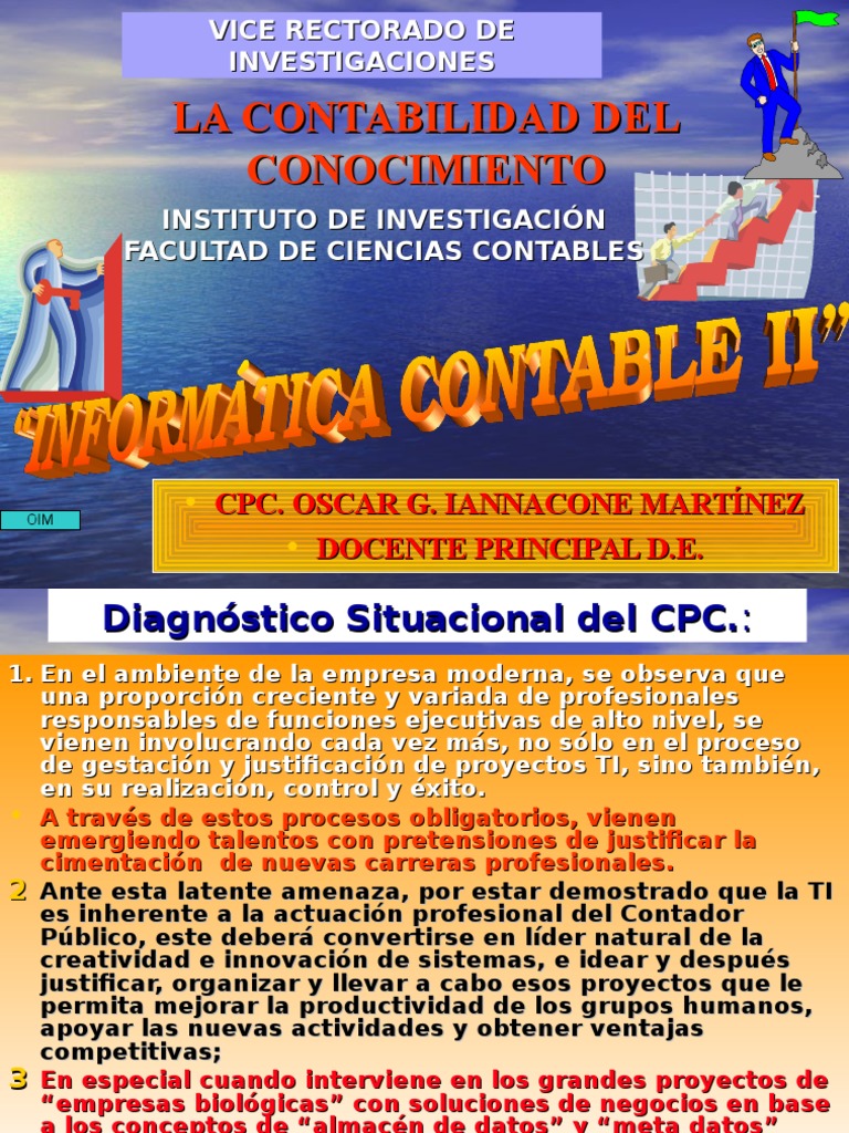 Introducción A La Informática Contable Pdf Contador Contabilidad