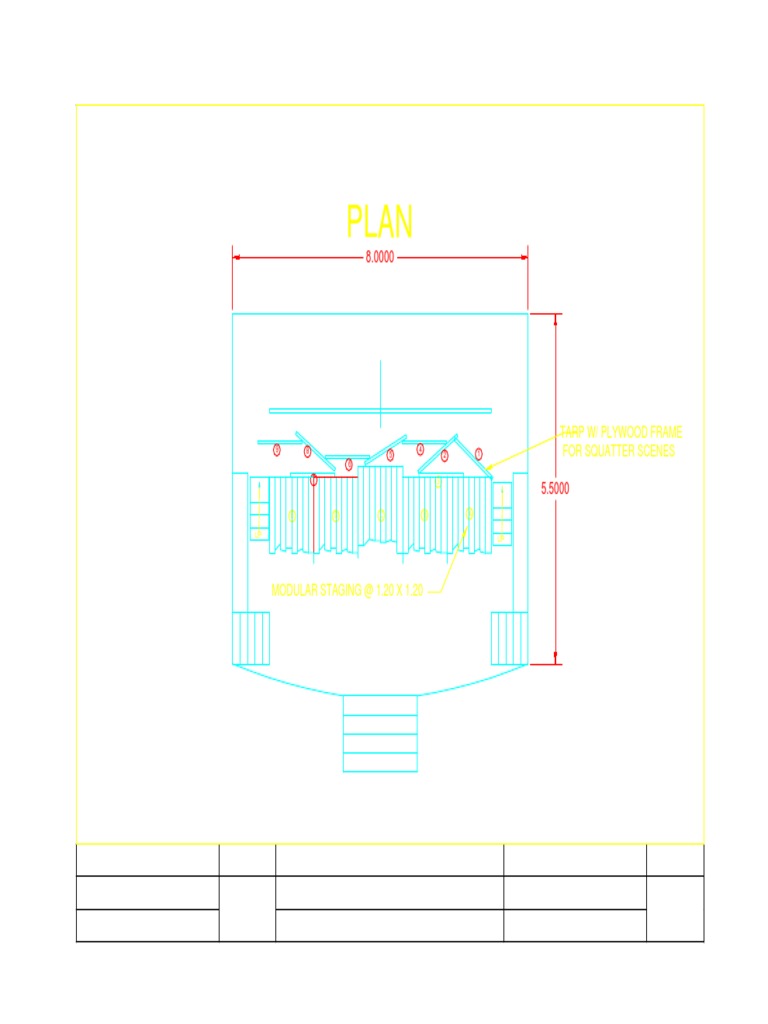 Modular Staging Plan for Squatter Scenes | PDF