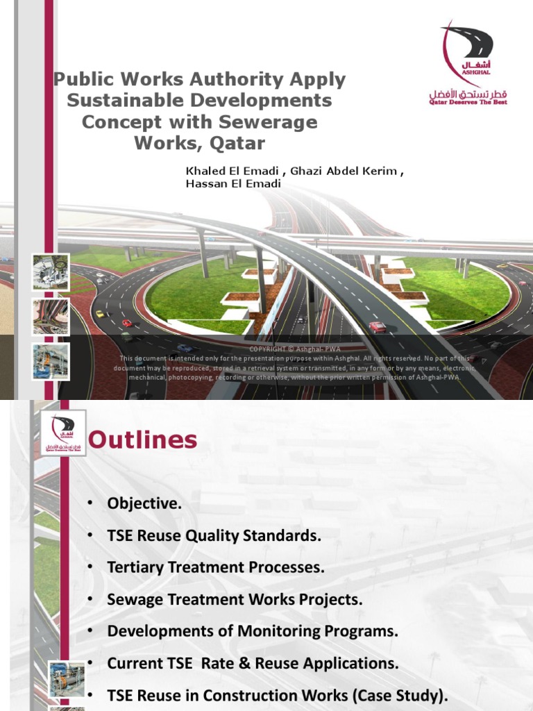 Ashghal Standards | PDF | Reclaimed Water | Sewage Treatment