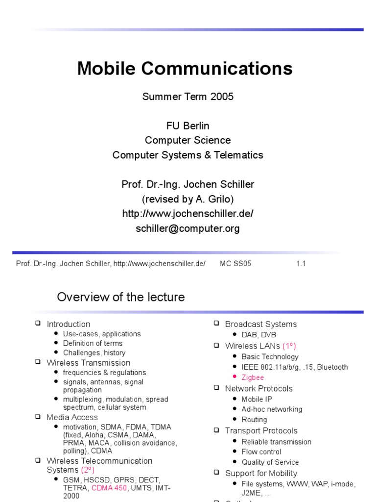 C01 Introduction | PDF | 3 G | Wireless Lan