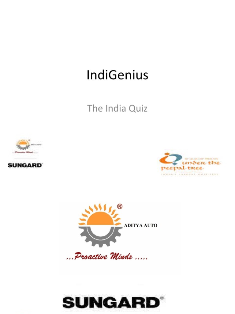 Indian Quiz: Culture and History Trivia | PDF | Art
