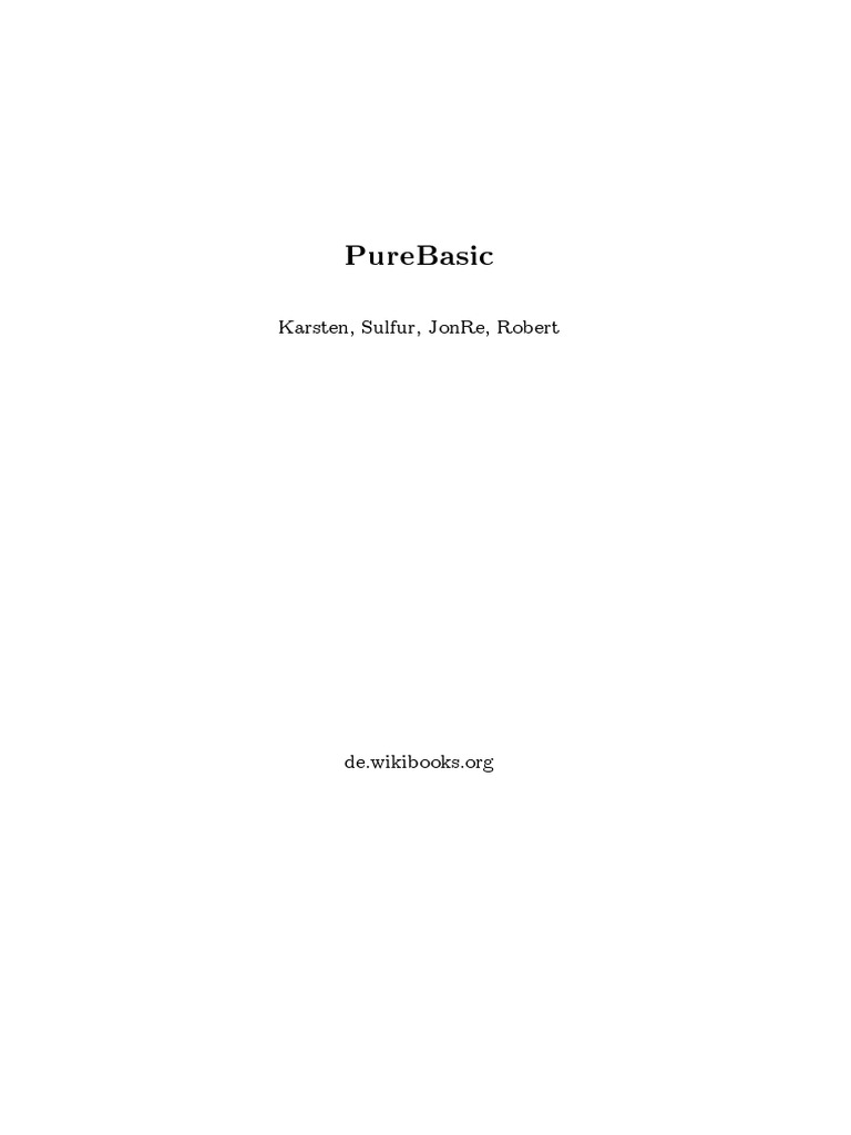PureBasic v1.1 | PDF | Array Data Structure | Recursion