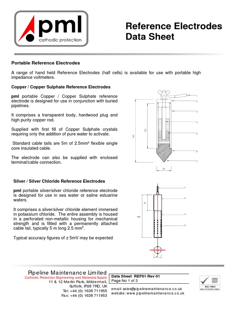 Reference Electrode | PDF | Electromagnetism | Electrochemistry