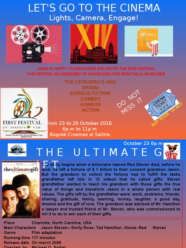 Lets Go To The Cinema1 | PDF | Cinema | Leisure