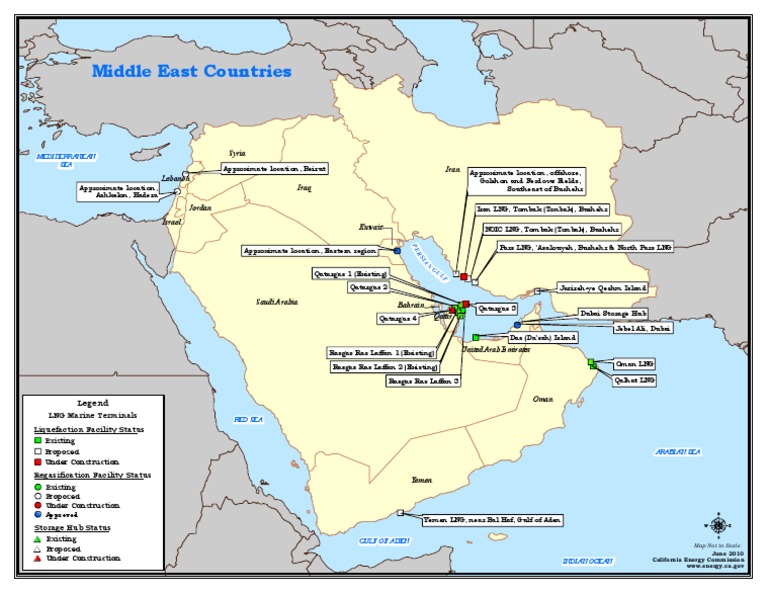 LNG Terminals in Middle - East | PDF