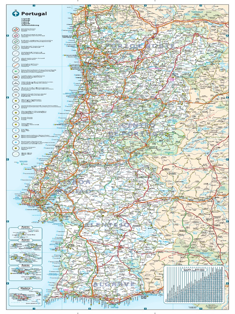 Mapa Turistico Portugal PDF | PDF