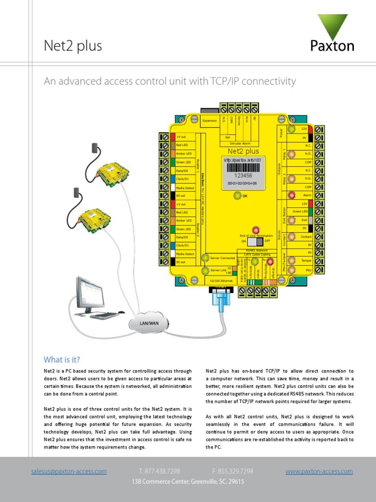 Paxton Controller | Access Control | Computer Network