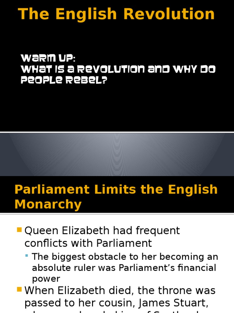 The English Revolution | PDF