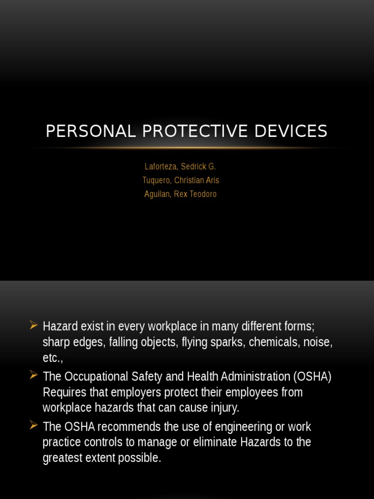PERSONAL PROTECTIVE EQUIPMENT GUIDE | PDF | Personal Protective ...