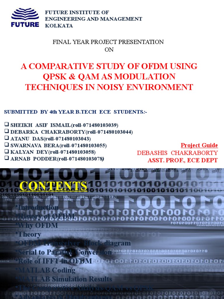 Ofdm Project | PDF | Orthogonal Frequency Division Multiplexing ...