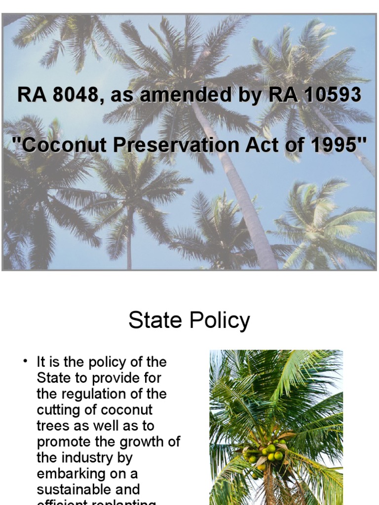 Coconut Preservation Act | PDF | Arrest | Virtue