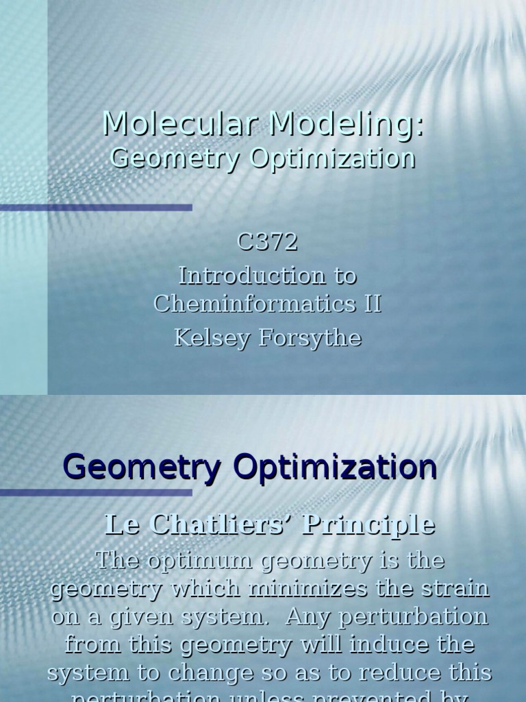 C372 L8 Geopt | PDF | Mathematical Optimization | Maxima And Minima
