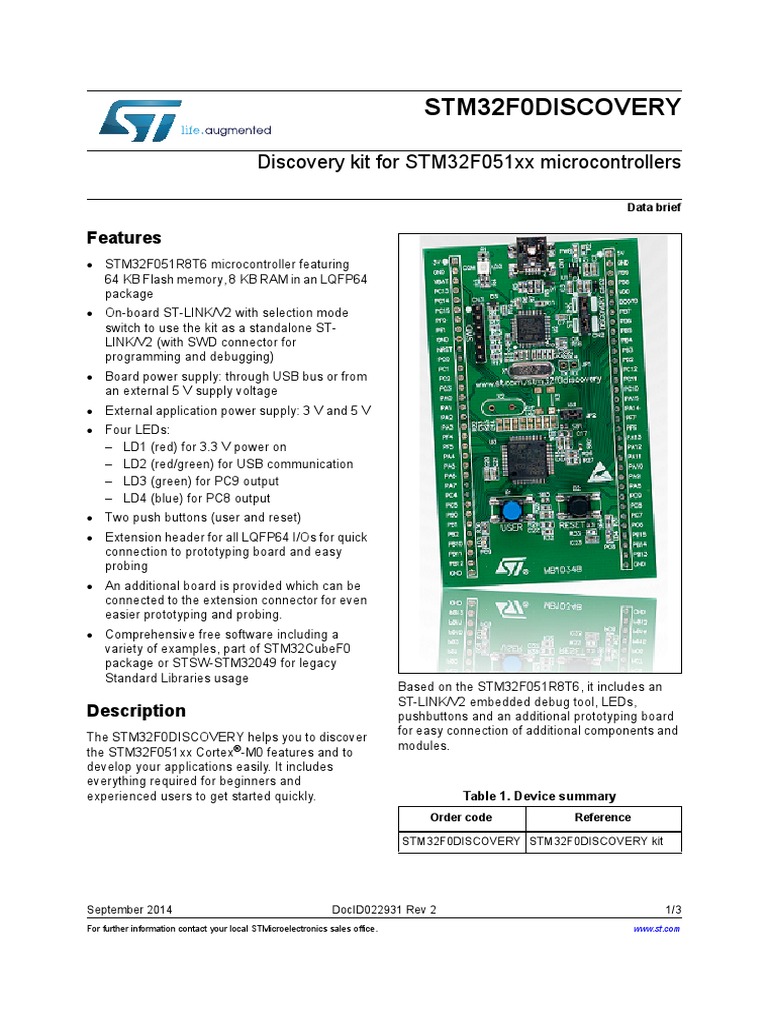Manual Stm32F0 | PDF | Microcontroller | Usb