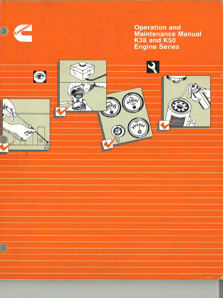 K38 - K50-Manual Operación y Mantenimiento | PDF