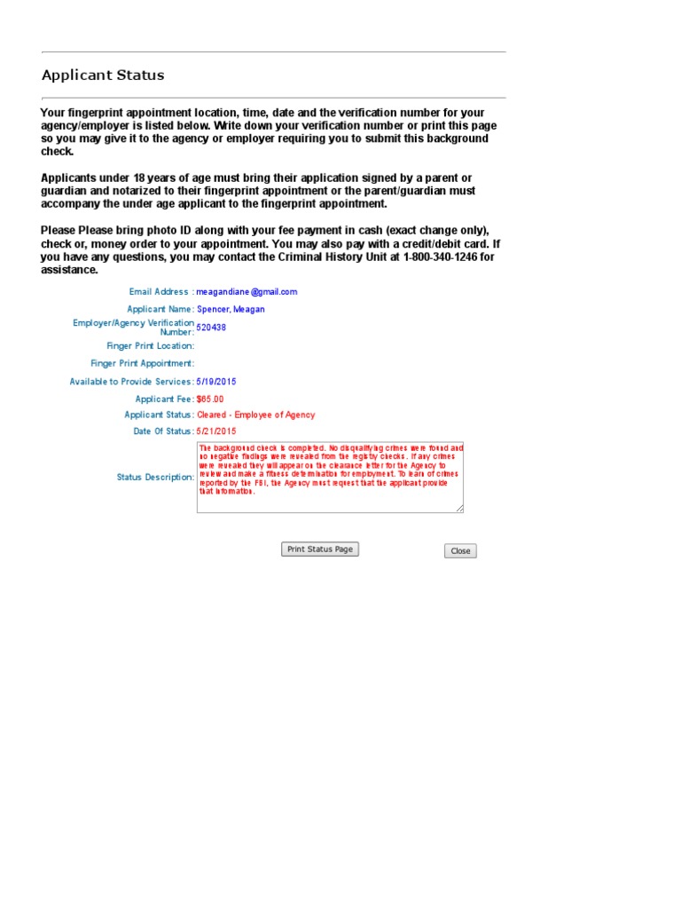 Criminal History Unit | PDF | Career & Growth | Finance & Money Management