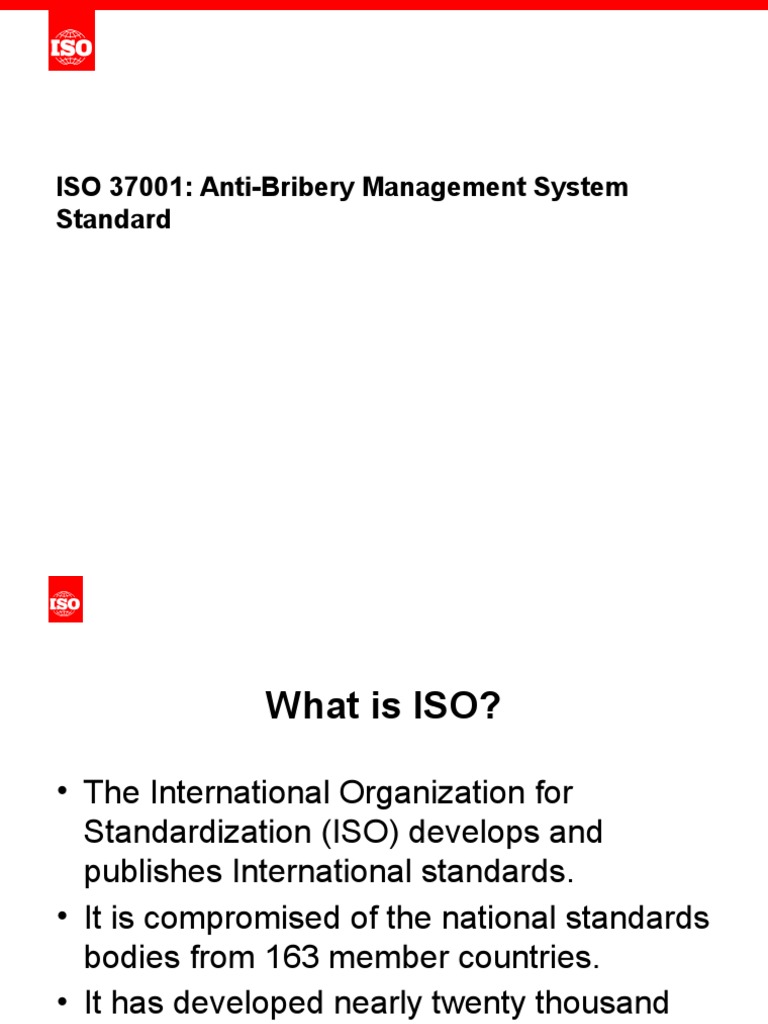 Iso 37001 | PDF | Standardization | Bribery