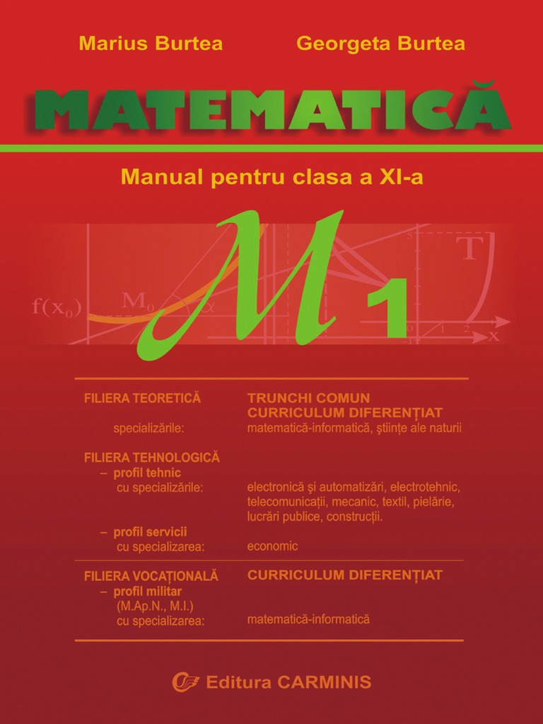 Manual Matematica Clasa XI M1 BURTEA