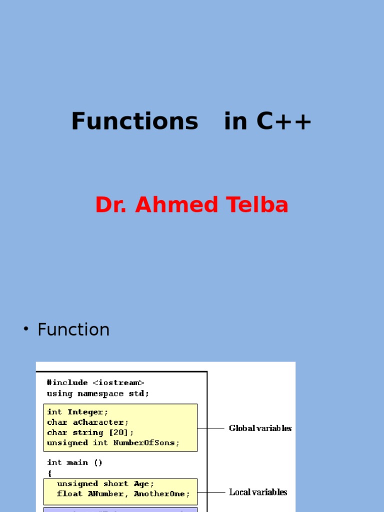 Function In C Parameter Computer Programming Subroutine