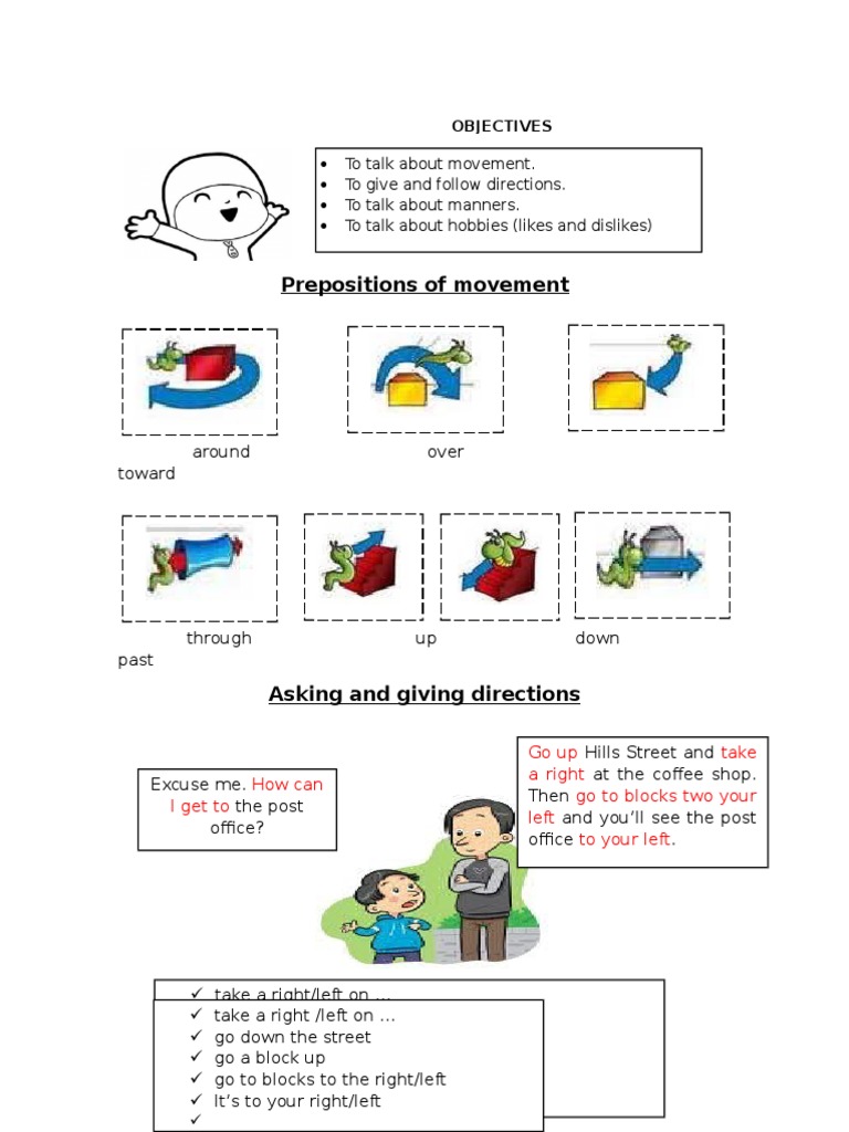 Prepositions of Movement | PDF