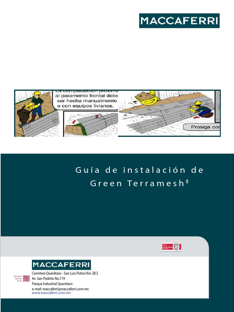 Guía paso a paso para la instalación de Green Terramesh®, un sistema ...