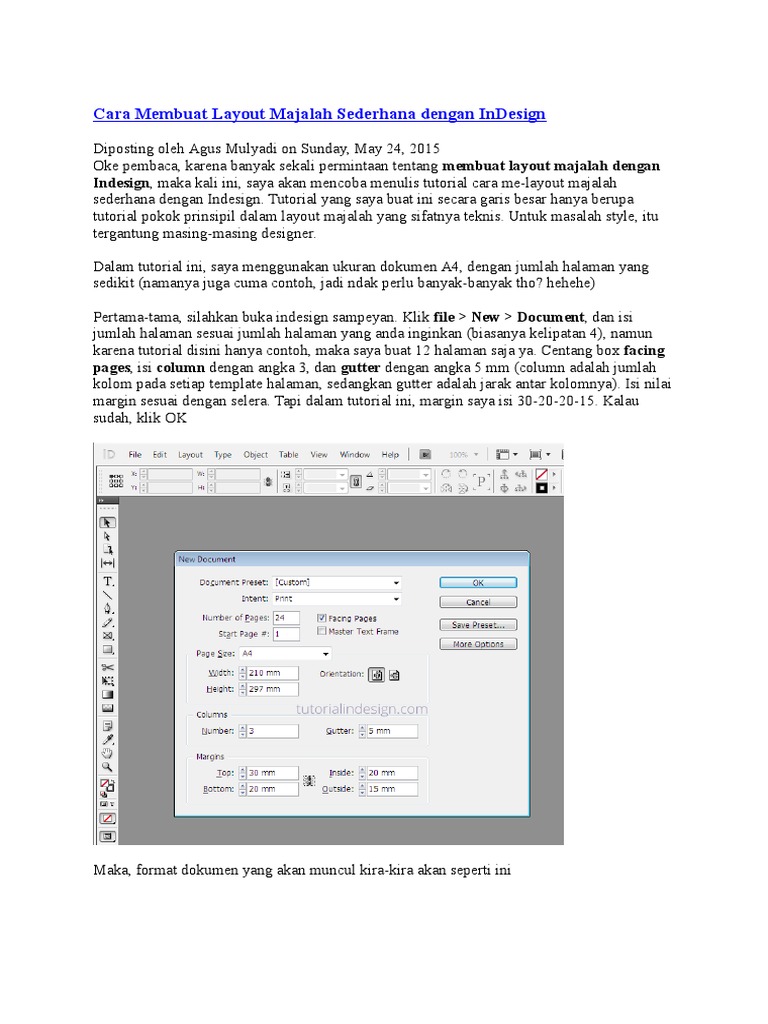 Layout Majalah dengan InDesign | PDF