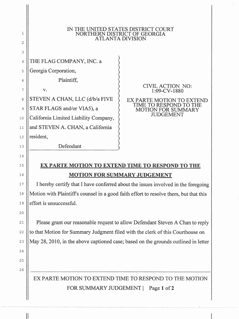 Ex Parte | PDF | Summary Judgment | Lexis Nexis