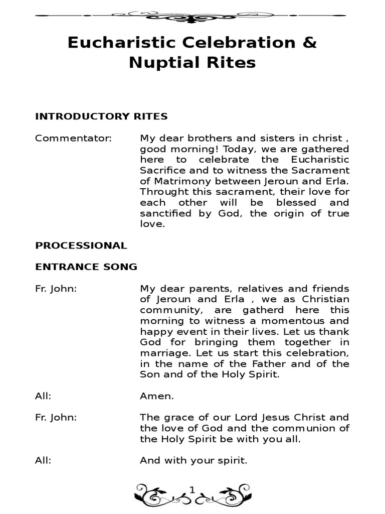 Eucharistic Celebration | PDF | Mercy | Eucharist