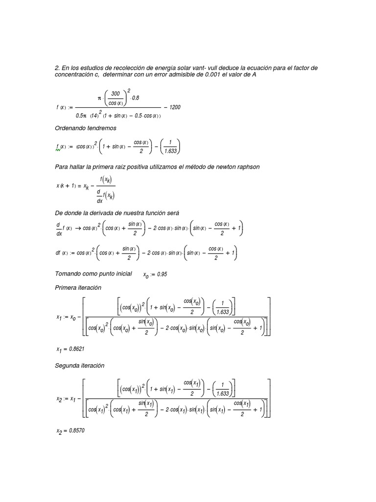 Problemas Resueltos de Metodos Numericos | PDF