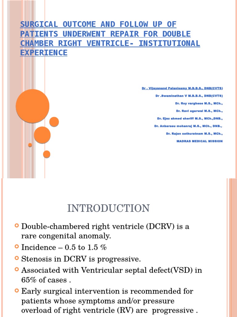 Dcrv Ppt Now | Cardiology | Ventricle (Heart)