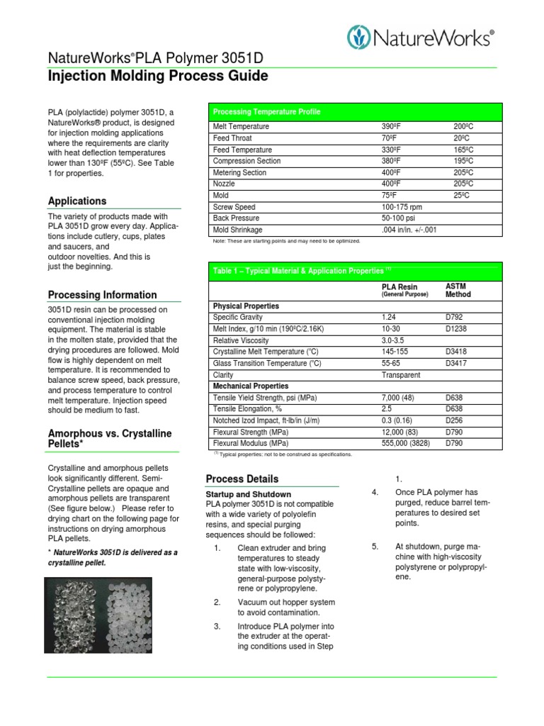 PLA NatureWorks | PDF | Biodegradation | Compost