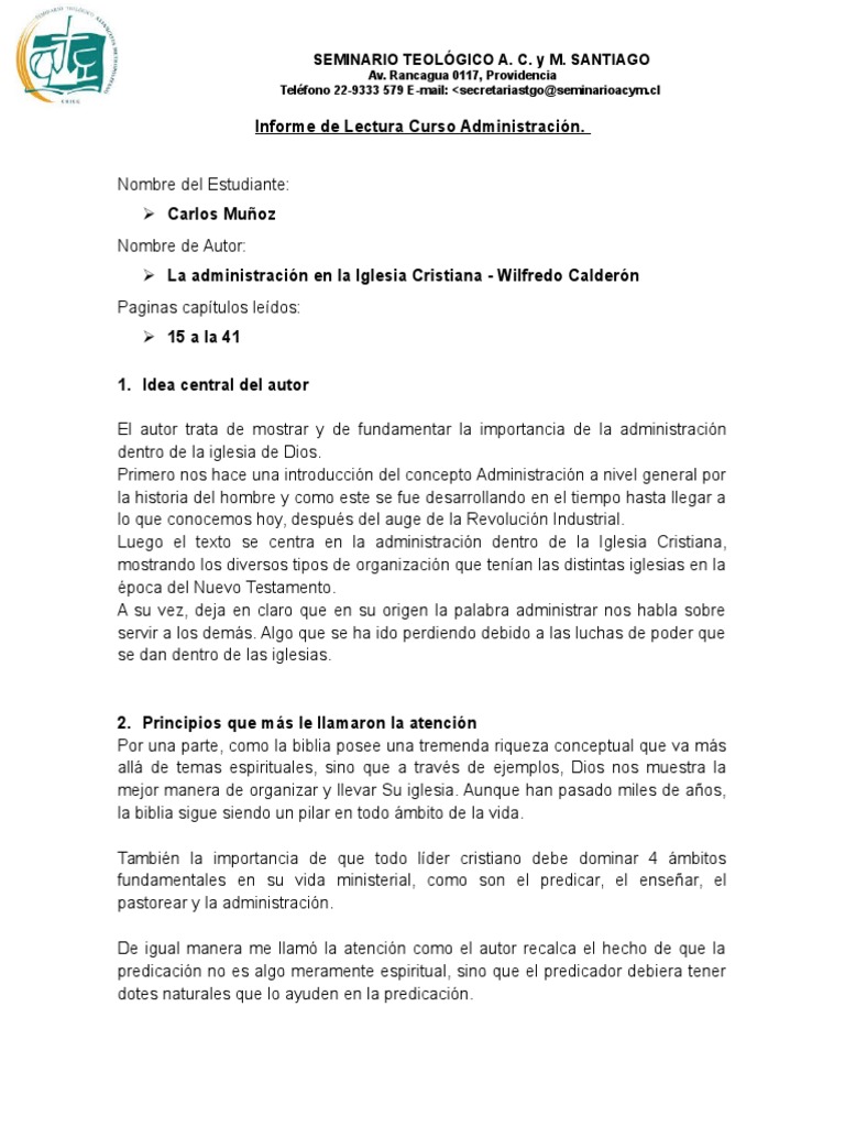 01 - Texto 1 - Informe de Lectura | PDF | Biblia | Lectura (proceso) 01 - Texto 1 - Informe de Lectura | PDF | Biblia | Lectura (proceso)
