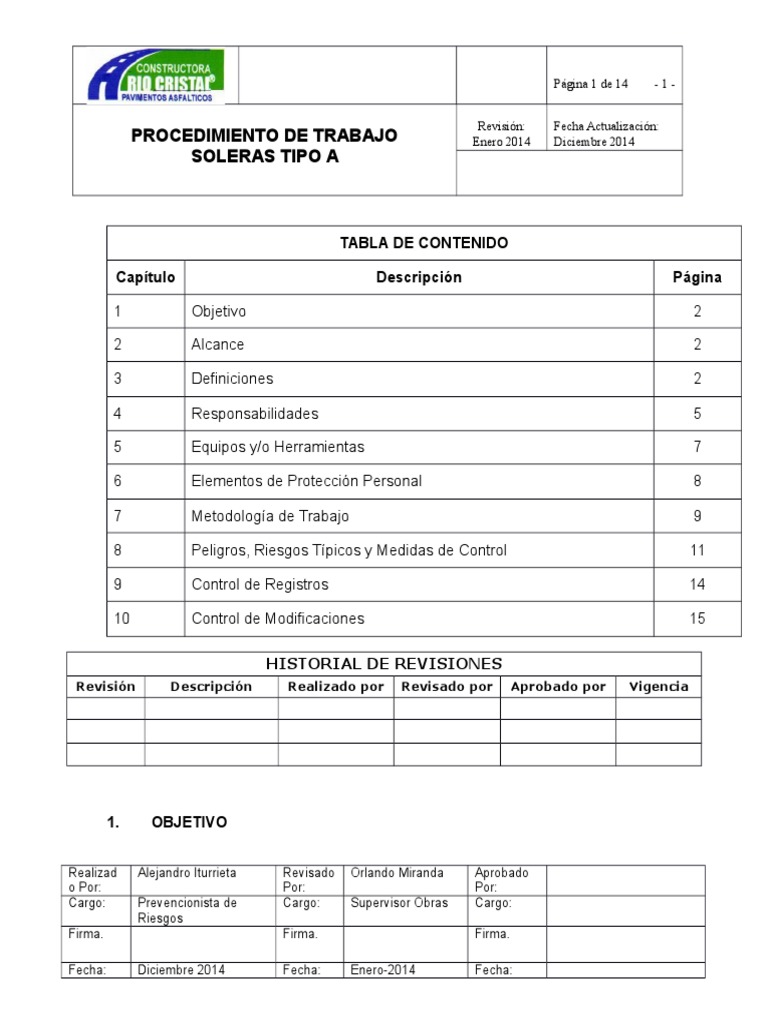 Procedimiento Solera Tipo A | PDF | Naturaleza