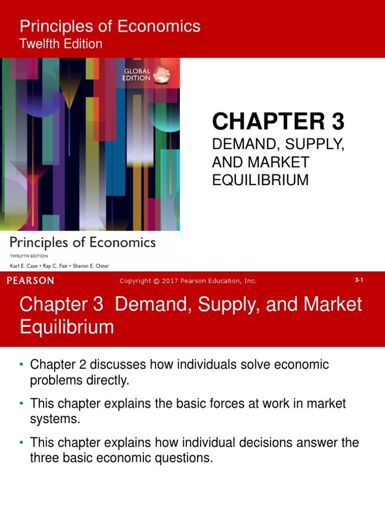 Chapter 3-Demand, Supply and Market Equilibrium | PDF | Supply ...