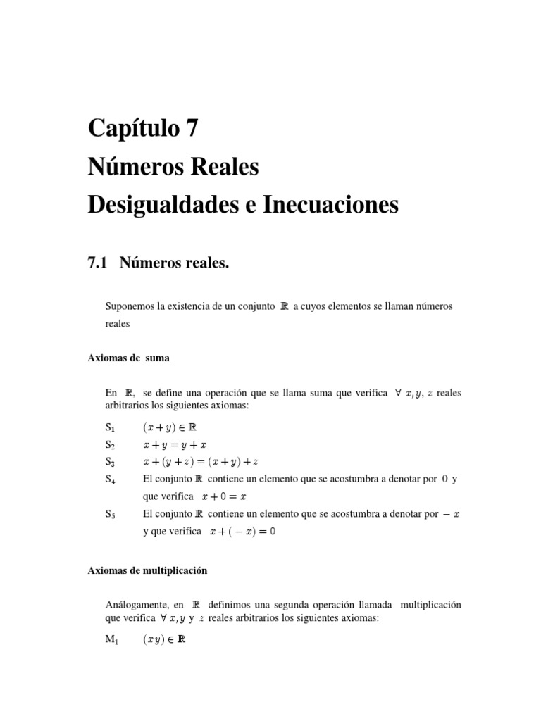 Ejercicios Resueltos Numeros Reales | PDF | Conjunto (Matemáticas ...