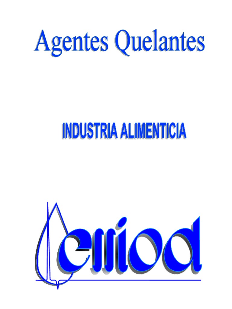 Agentes Quelantes | PDF | Ácido etilendiaminotetraacético | Petróleo