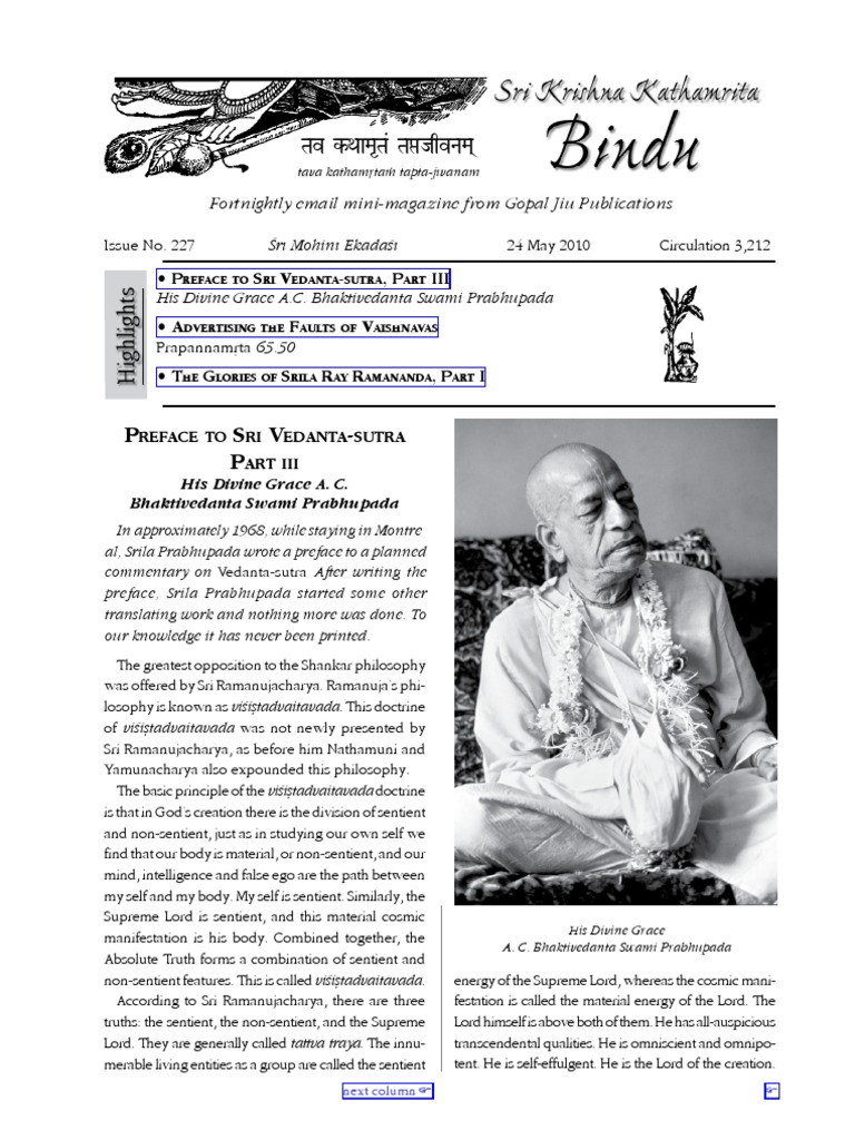 Bindu: Sri Krishna Kathamrita | PDF | Brahman | Transcendence (Religion)