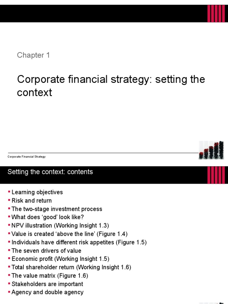 Corporate Financial Strategy | PDF | Financial Capital | Strategic ...