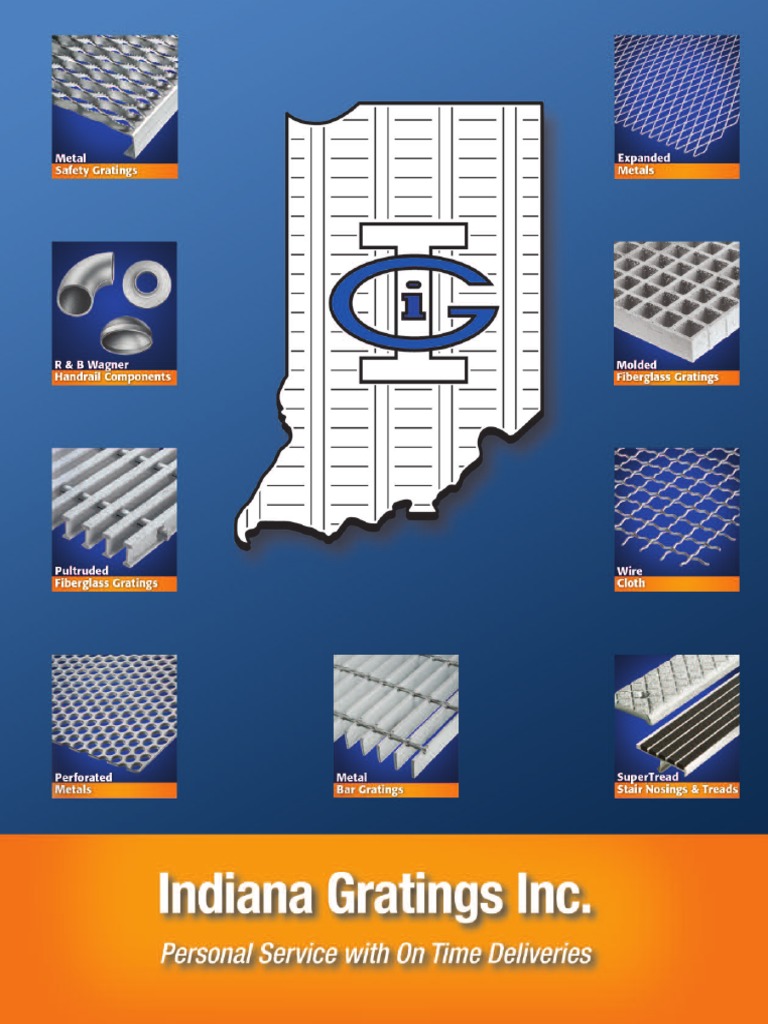 Indiana Gratings Catalog 2013 | PDF | Metal Fabrication | Welding